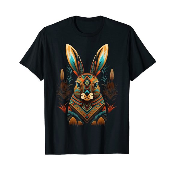 Funny Rabbit Designs by J | Tops | Azteca Rabbit Tochtli Ancient Mexico ...